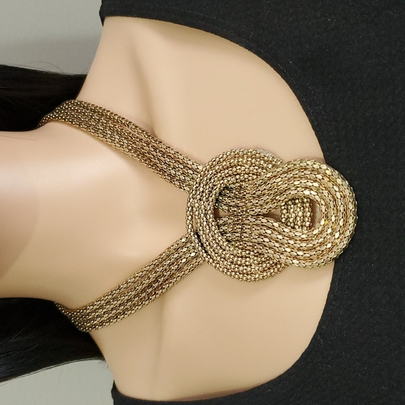 Express | Jewelry | Express Gold Tone Knotted Chain Necklace | Poshmark